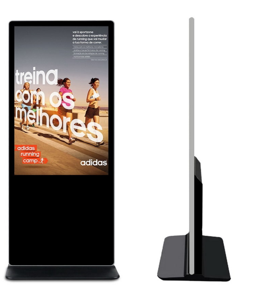 Ultra-slim Free Standing Totem Screen – AVTRONICS
